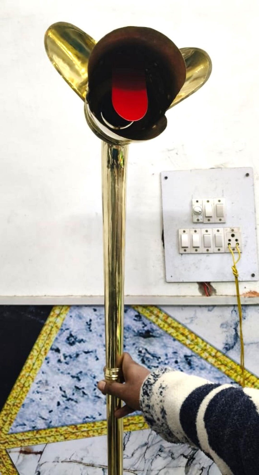 Halloween Knight Pure Brass Carnyx of Tintignac Celtic War Working ...