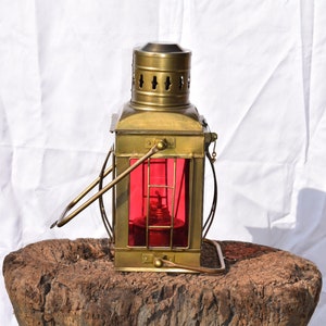 Nautical Rectangle Oil Lamp Marine Lantern Decor Ship Oil Lamp Boat ...