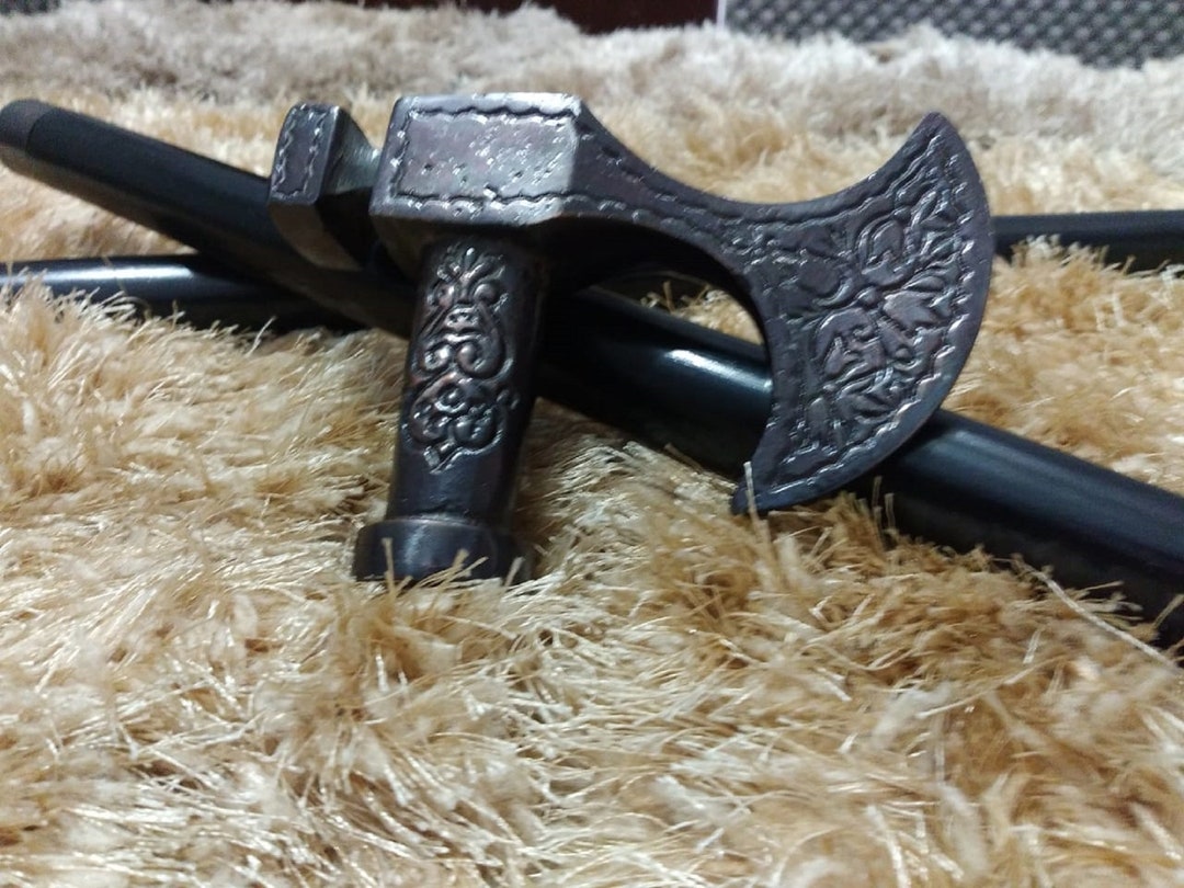 Victorian Viking AXE Walking Cane Like Antique Steampunk - Etsy