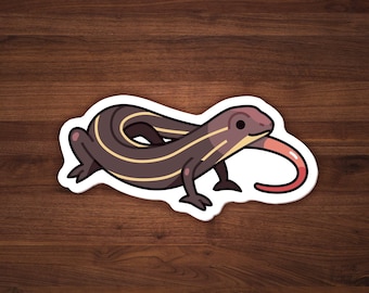 Five Lined Skink Vinyl Sticker // Blue Tailed Skink // Lizard Sticker ...
