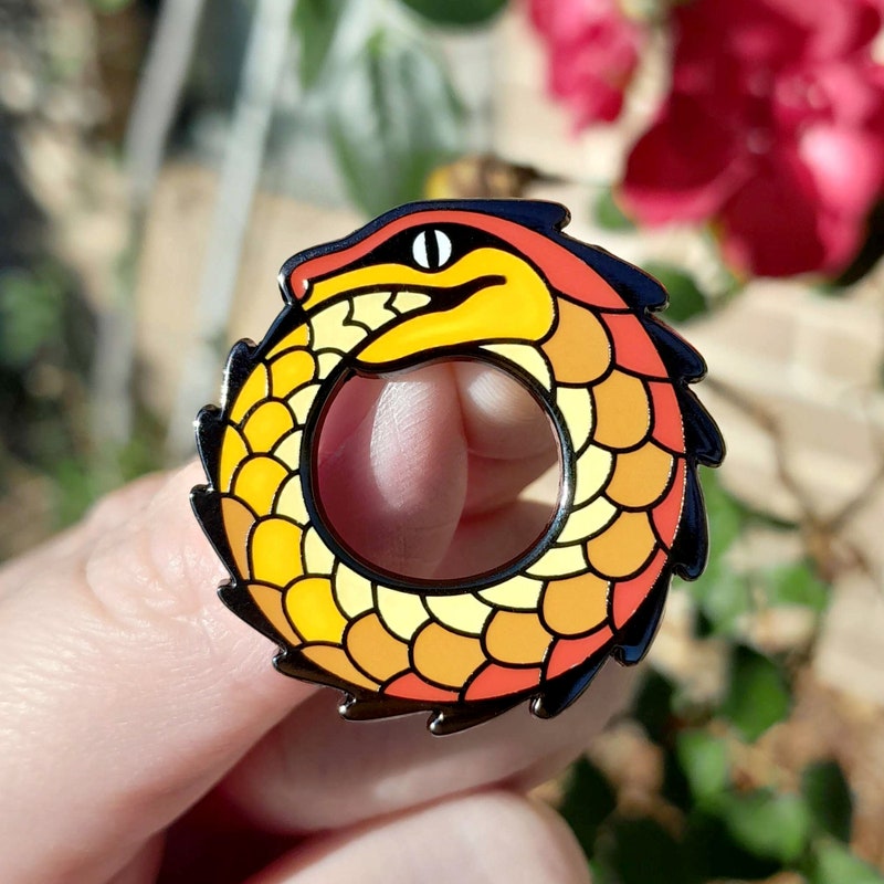 Ouroboros Pin - Etsy