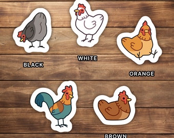 Crazy Chicken Stickers Adult Humor Laptop Sticker Car - Etsy