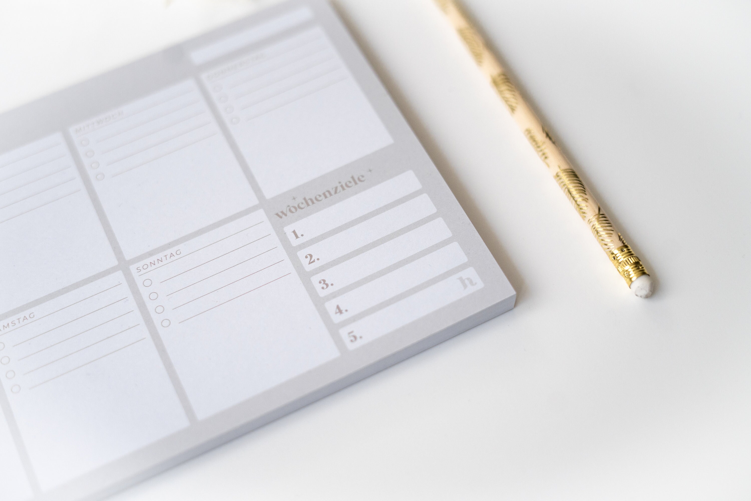 Weekly Planner Block DIN A5 Tear-off Block With 50 Sheets - Etsy