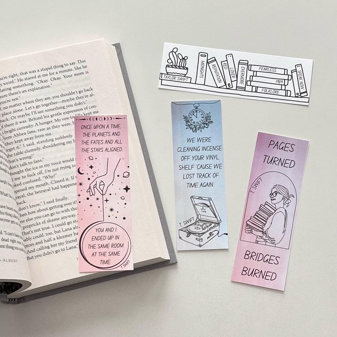 Eras - Midnights Album - Printable Bookmarks - Taylor Swift - Instant ...