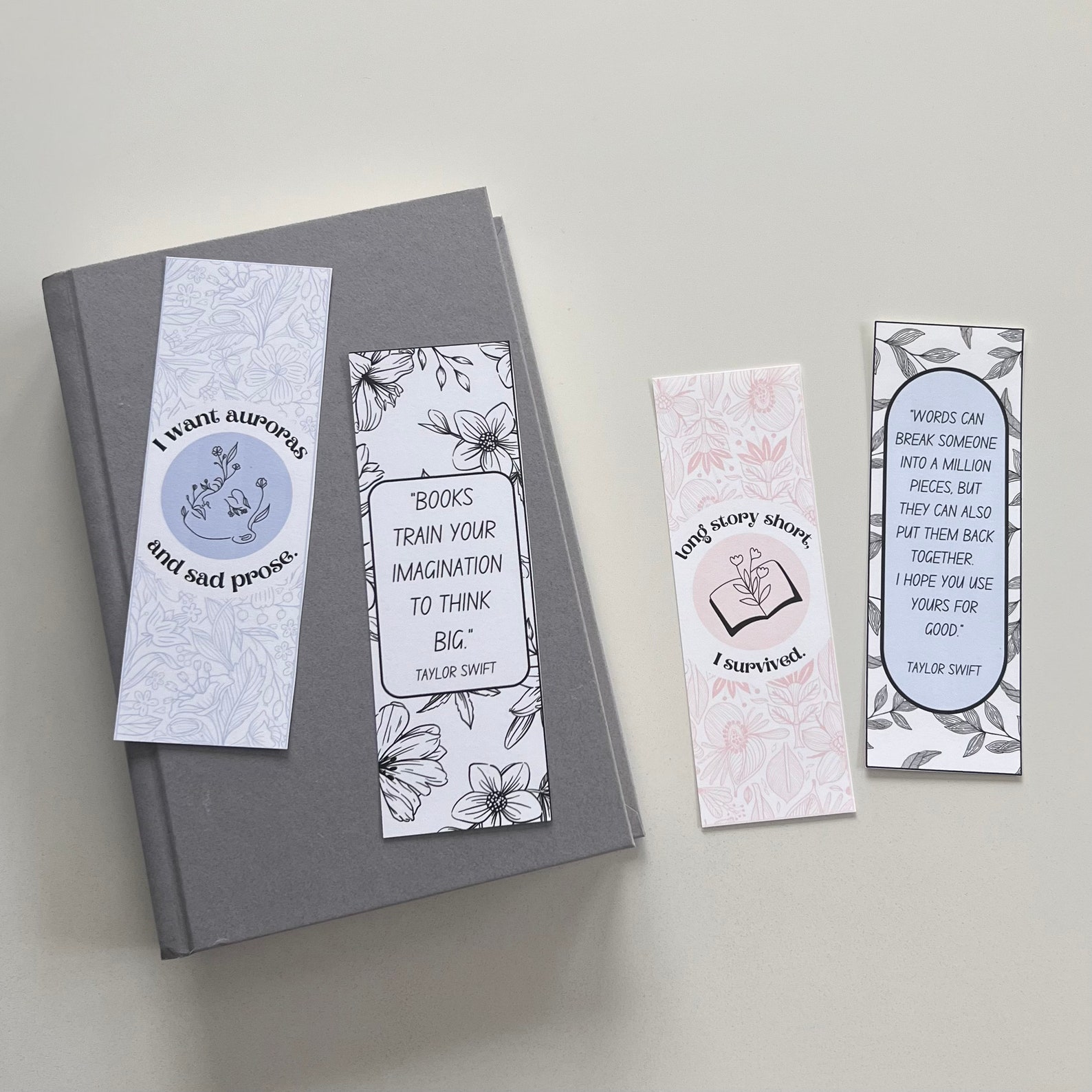 Taylor Swift - Printable Bookmarks - Instant Download - PDF and JPG - Etsy