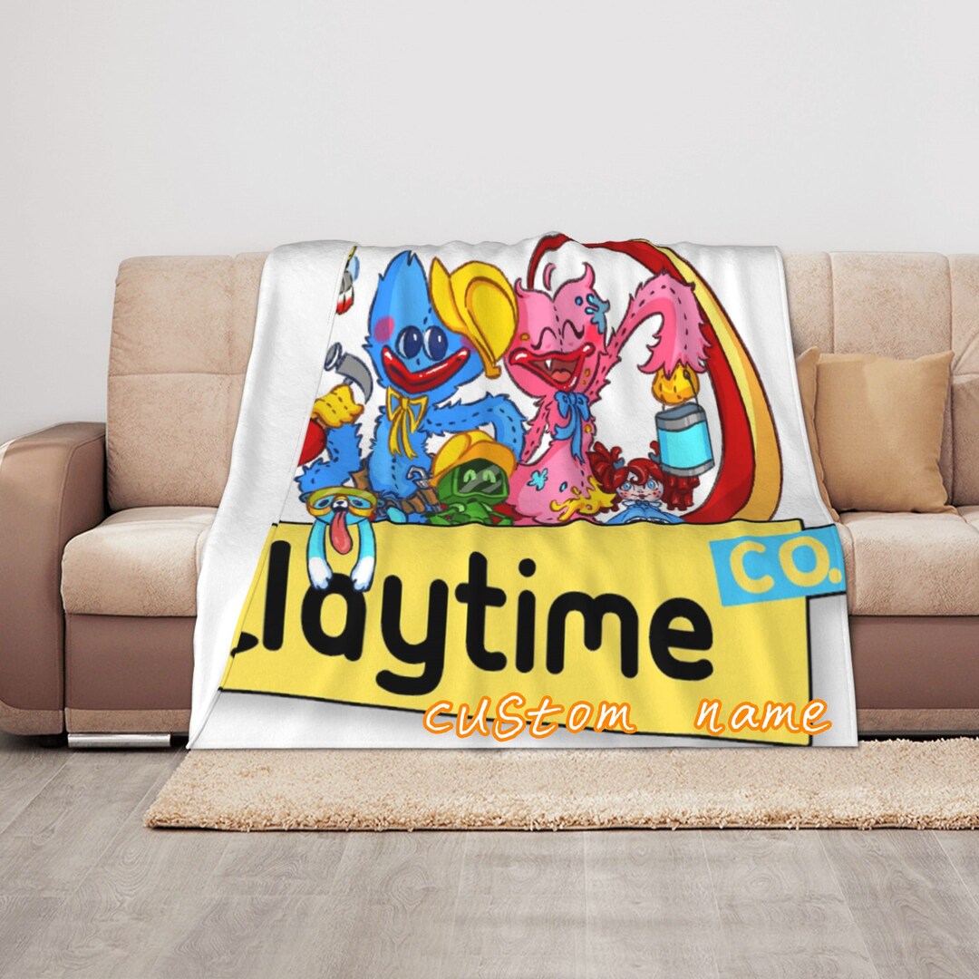 Poppy Playtime Custom Name Blanket Baby Girl Boy Blankets - Etsy