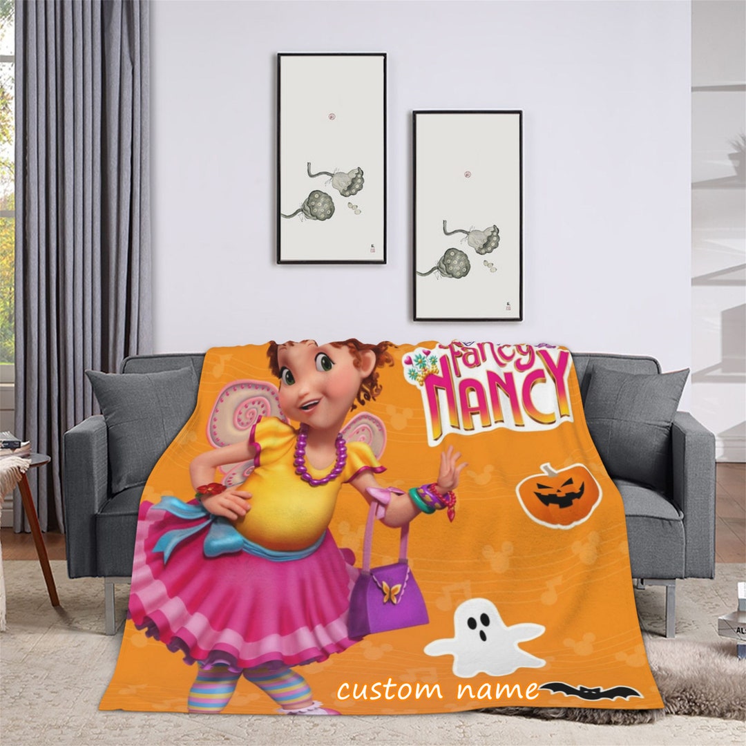 Disney Fancy Nancy Custom Name Blanket Baby Girl Boy Blankets Throw ...