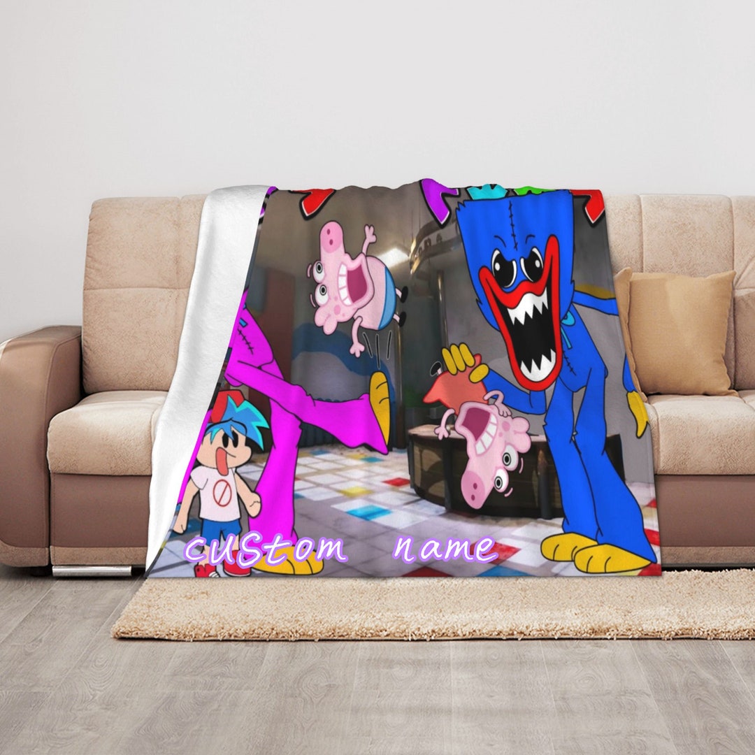 Poppy Playtime Custom Name Blanket Baby Girl Boy Blankets Throw ...
