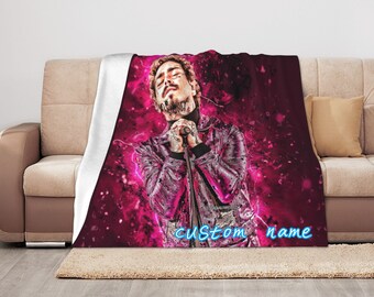 Post Malone Blanket - Etsy