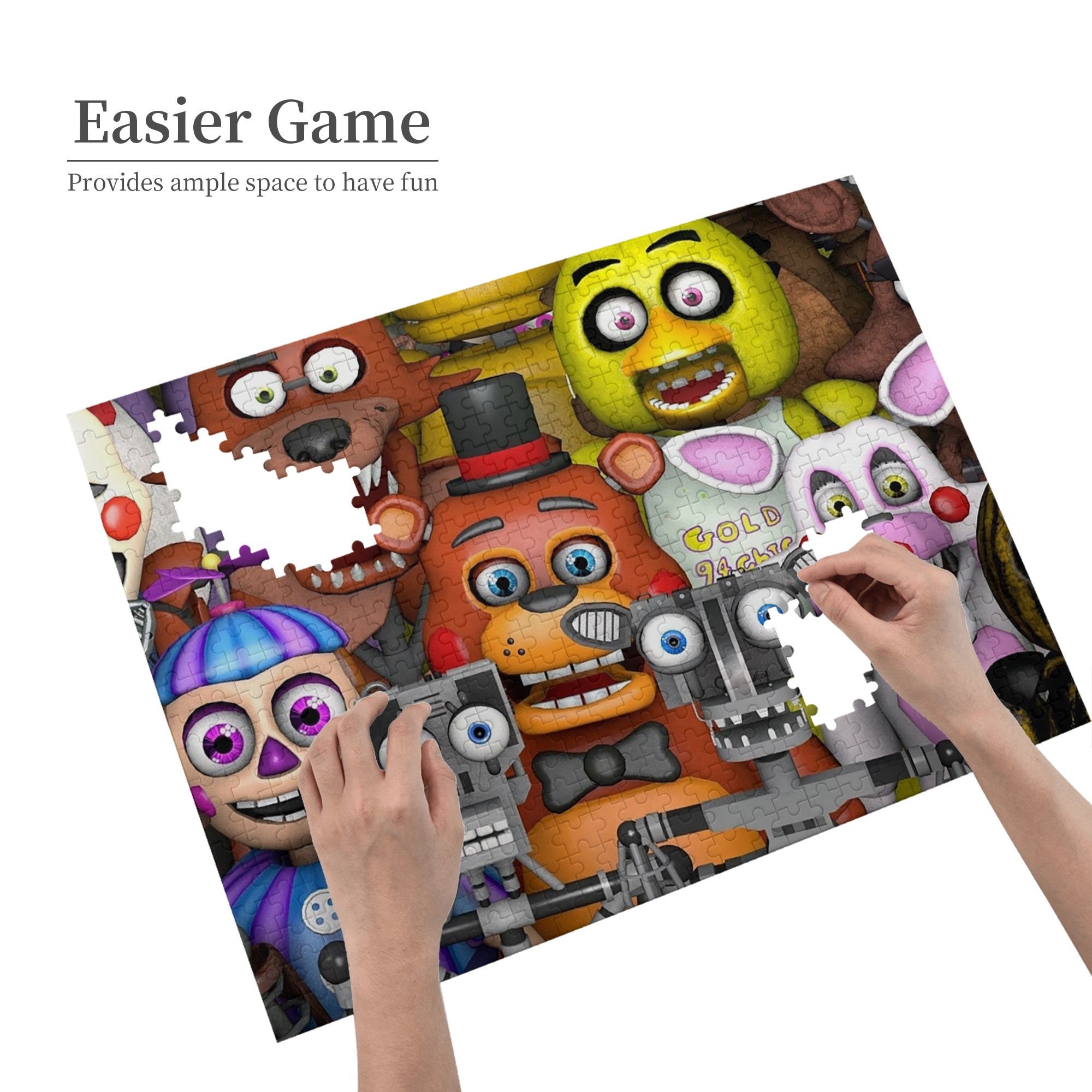 FNAF Five Nights at Freddy's Puzzle, Game Jigsaw Puzzle sold by Ewa ...