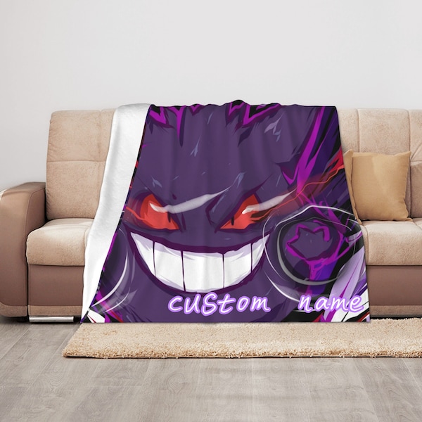 Gengar Blanket - Etsy