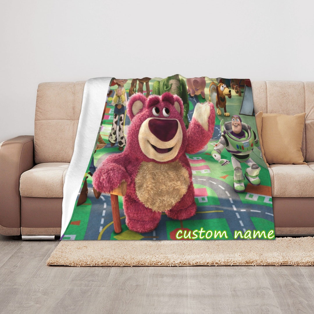 Disney Lotso Custom Name Blanket Baby Girl Boy Blankets Throw ...