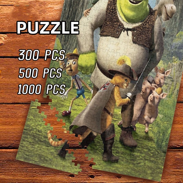 Shrek Puzzle - Etsy