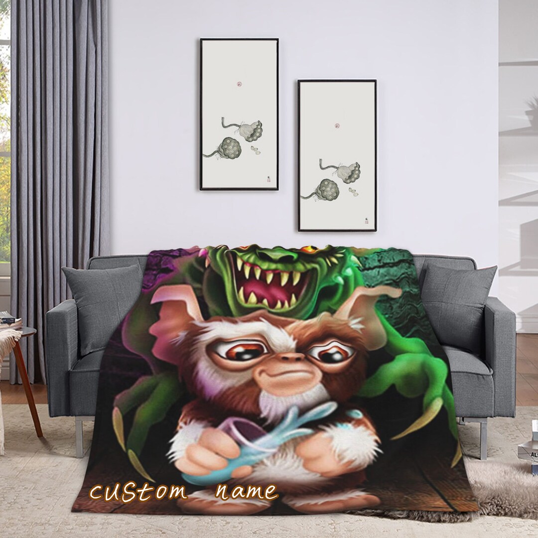 Gremlins Custom Name Blanket Baby Girl Boy Blankets Throw - Etsy