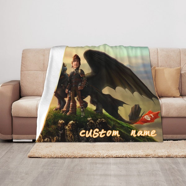 How to Train Your Dragon Blanket - Etsy