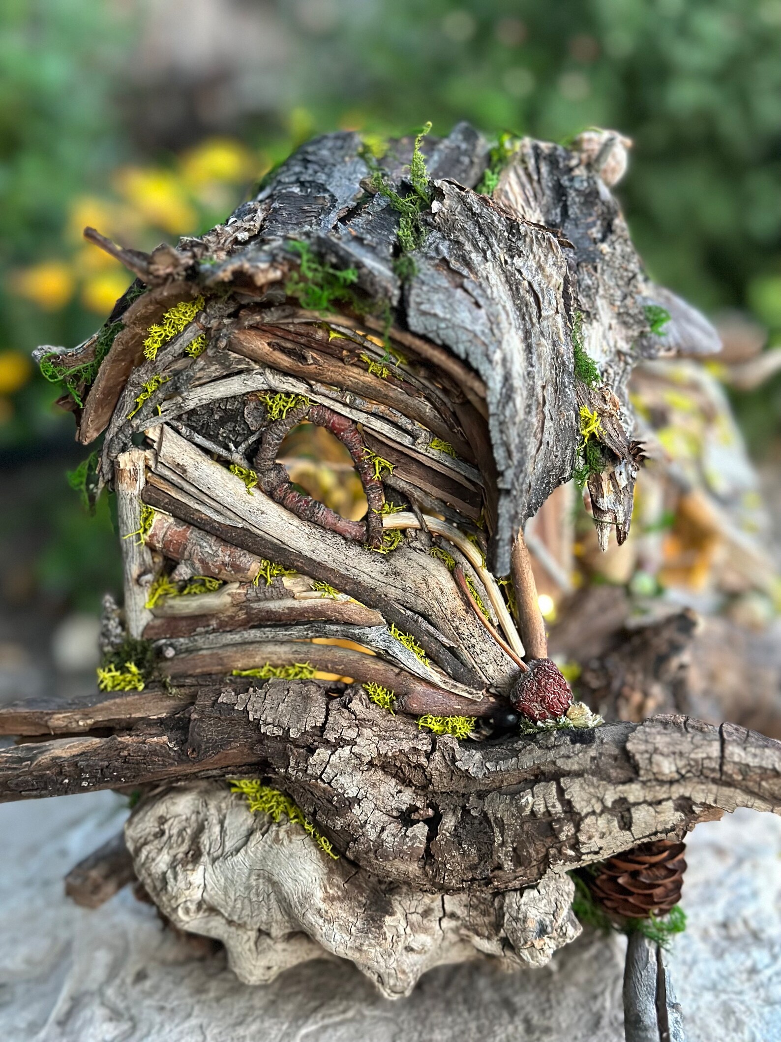 Handcrafted Natural Twig Fairy House - Etsy