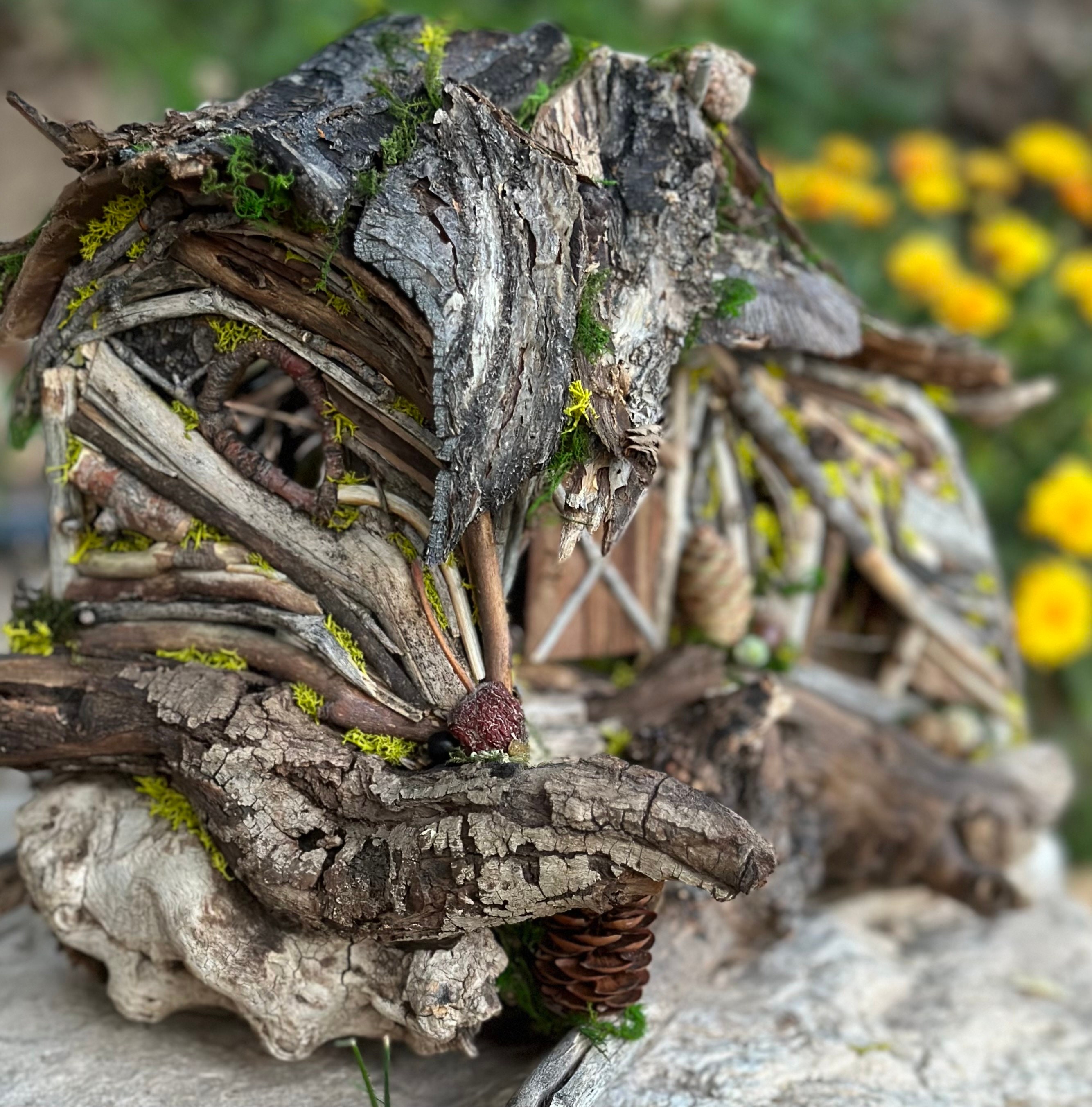 Handcrafted Natural Twig Fairy House - Etsy