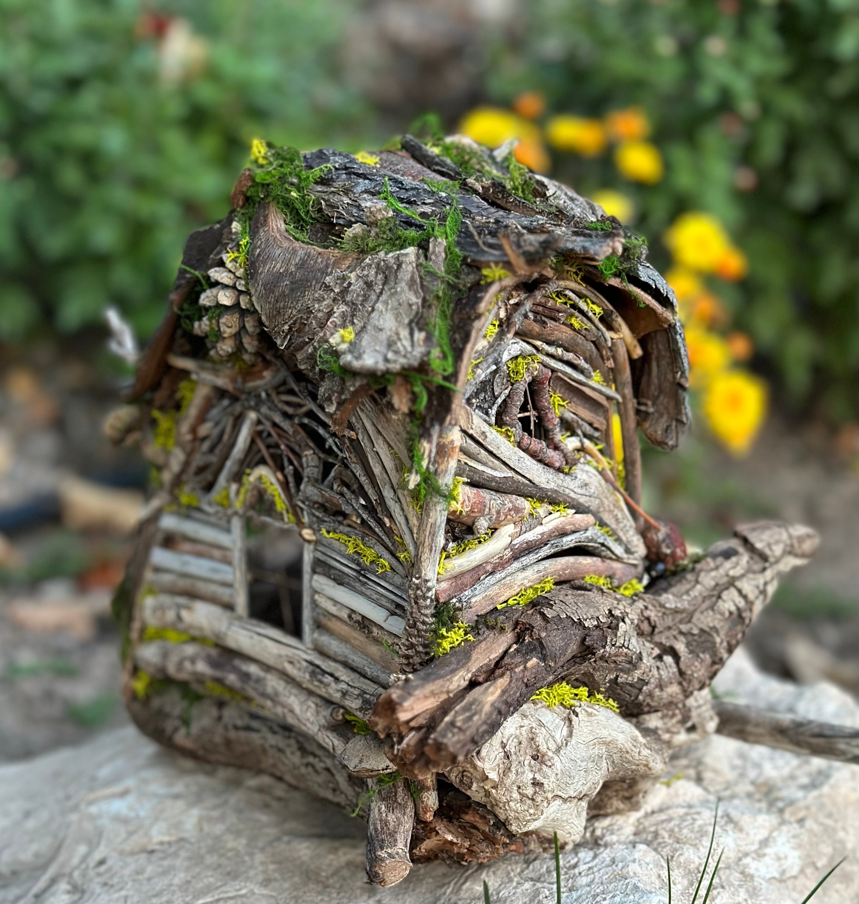 Handcrafted Natural Twig Fairy House - Etsy