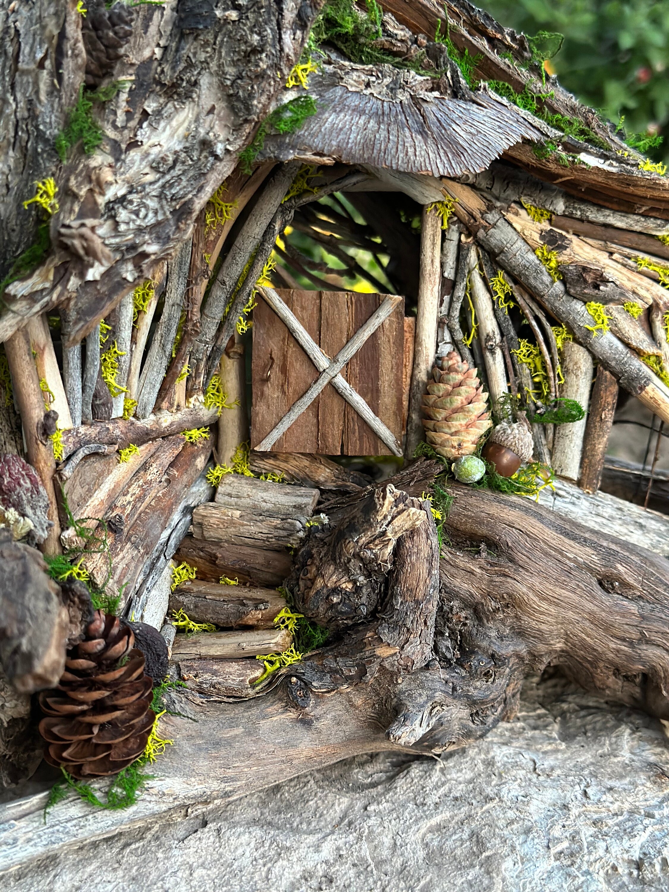 Handcrafted Natural Twig Fairy House - Etsy
