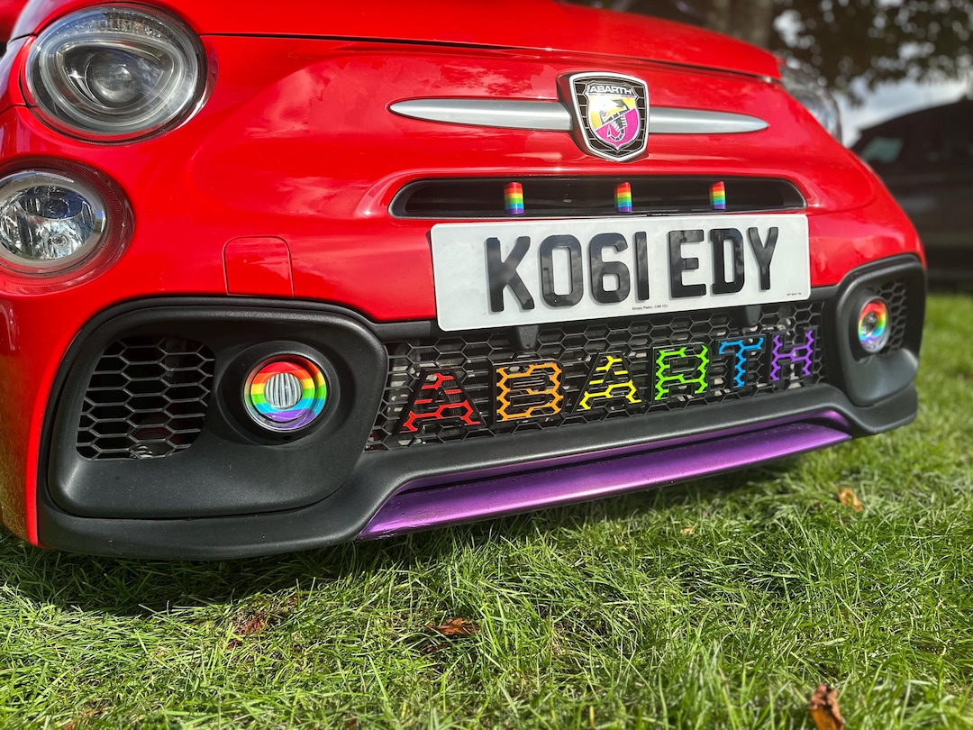Patterned Abarth Grille Letters - Etsy Australia