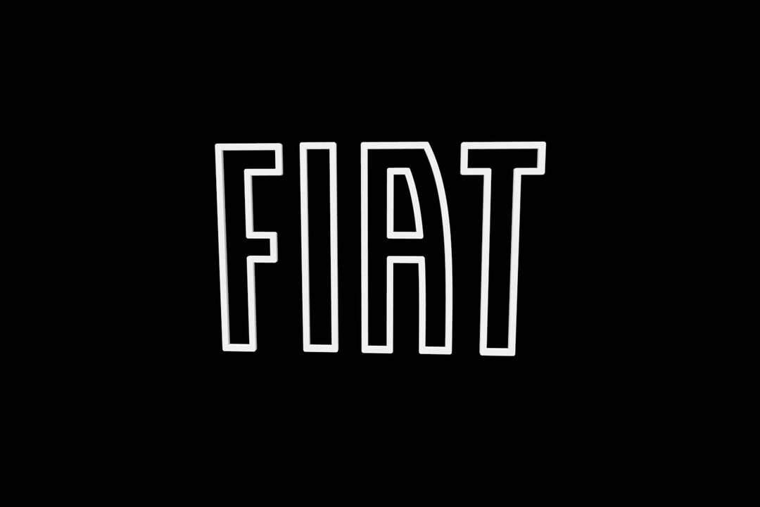 Fiat Outline Grille Letters - Etsy
