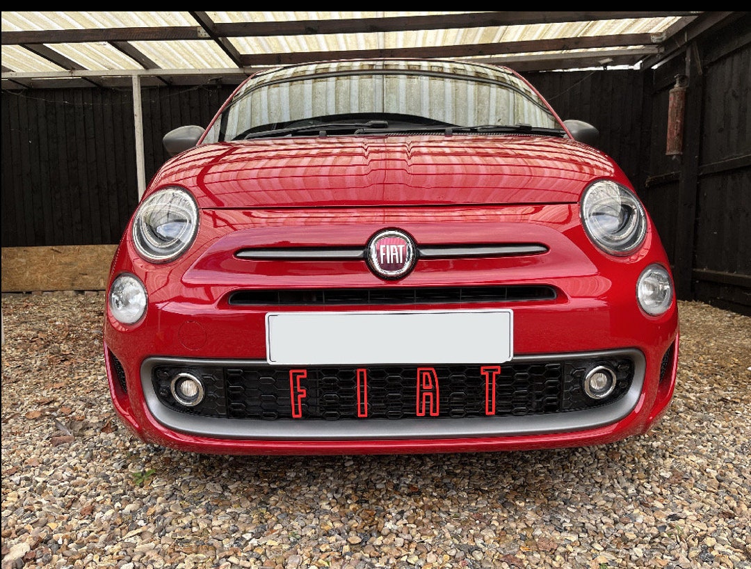 Fiat Outline Grille Letters - Etsy