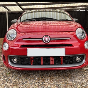 Fiat Outline Grille Letters Etsy