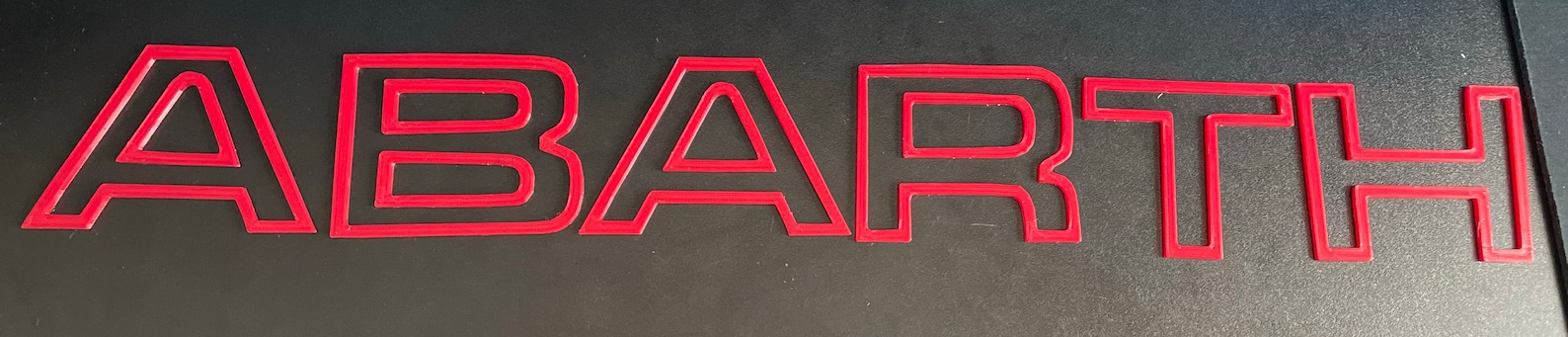 Abarth Grille Letters - Etsy