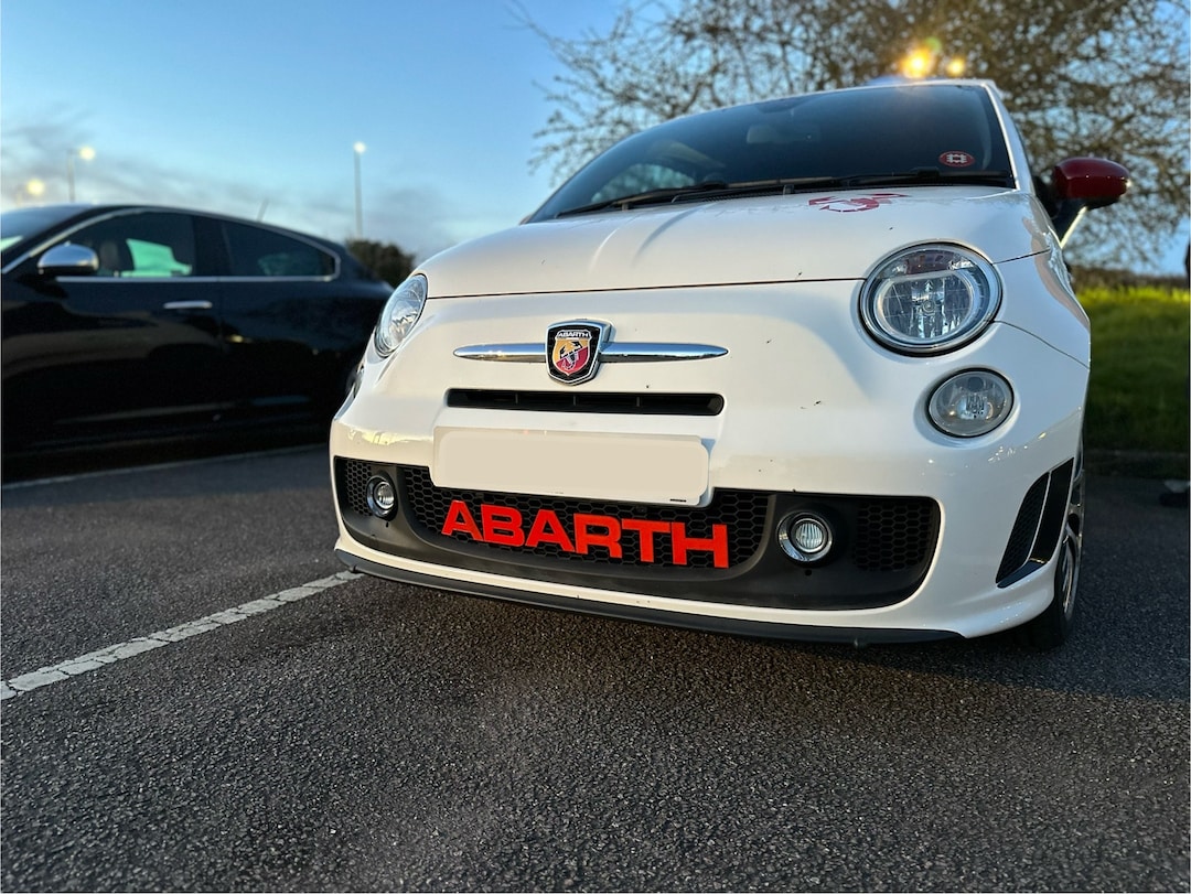 Abarth Solid Grille Letters - Etsy