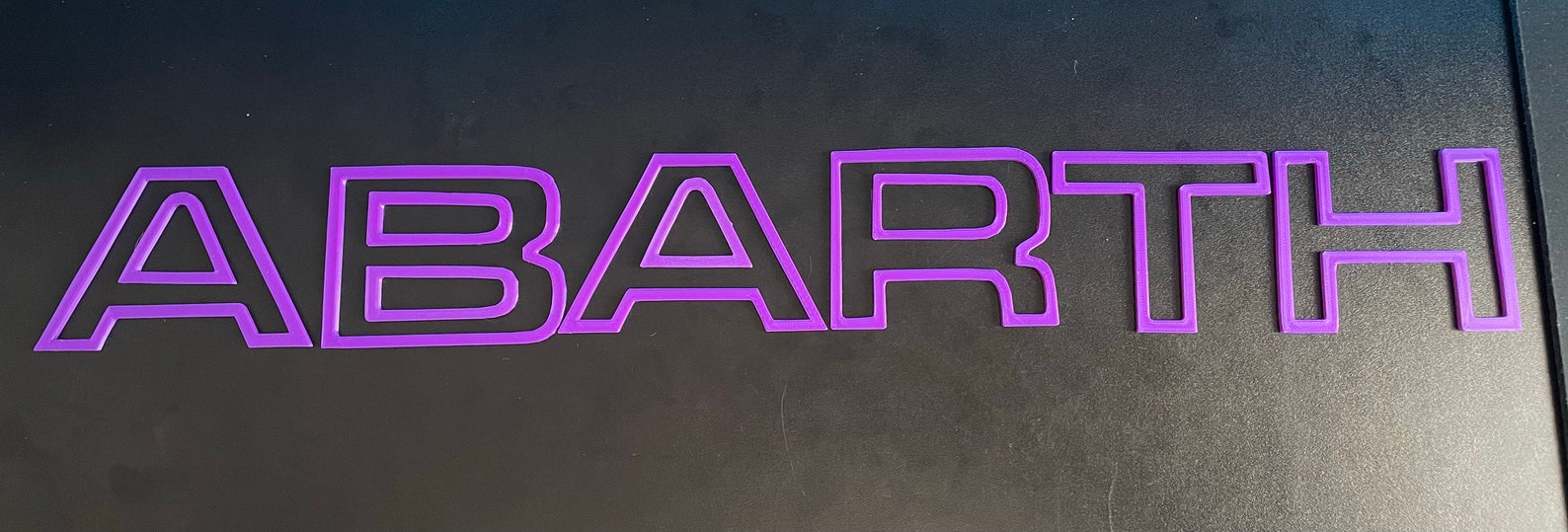 Abarth Grille Letters - Etsy