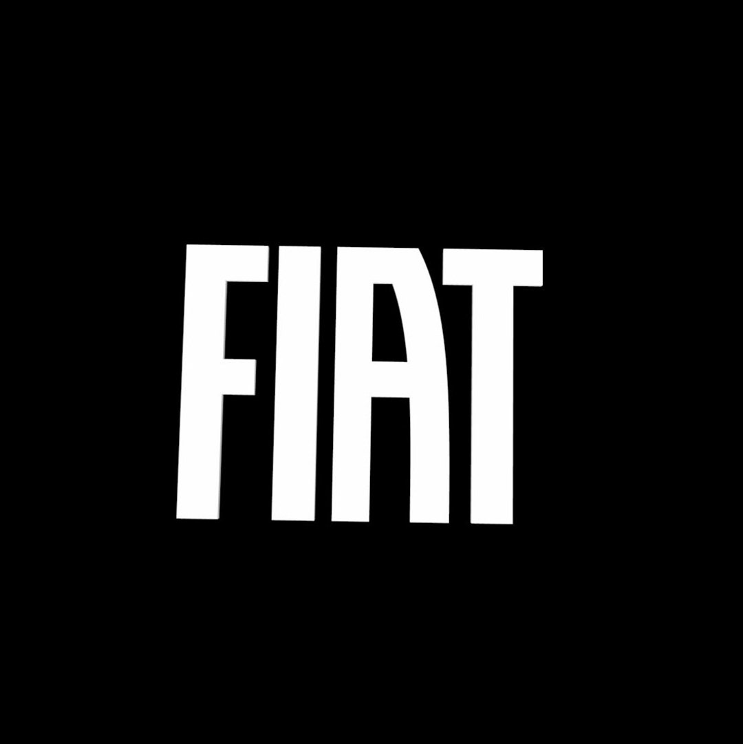 Fiat Solid Grille Letters - Etsy