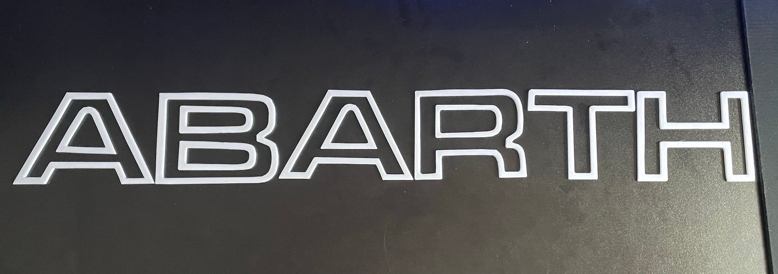 Abarth Grille Letters - Etsy