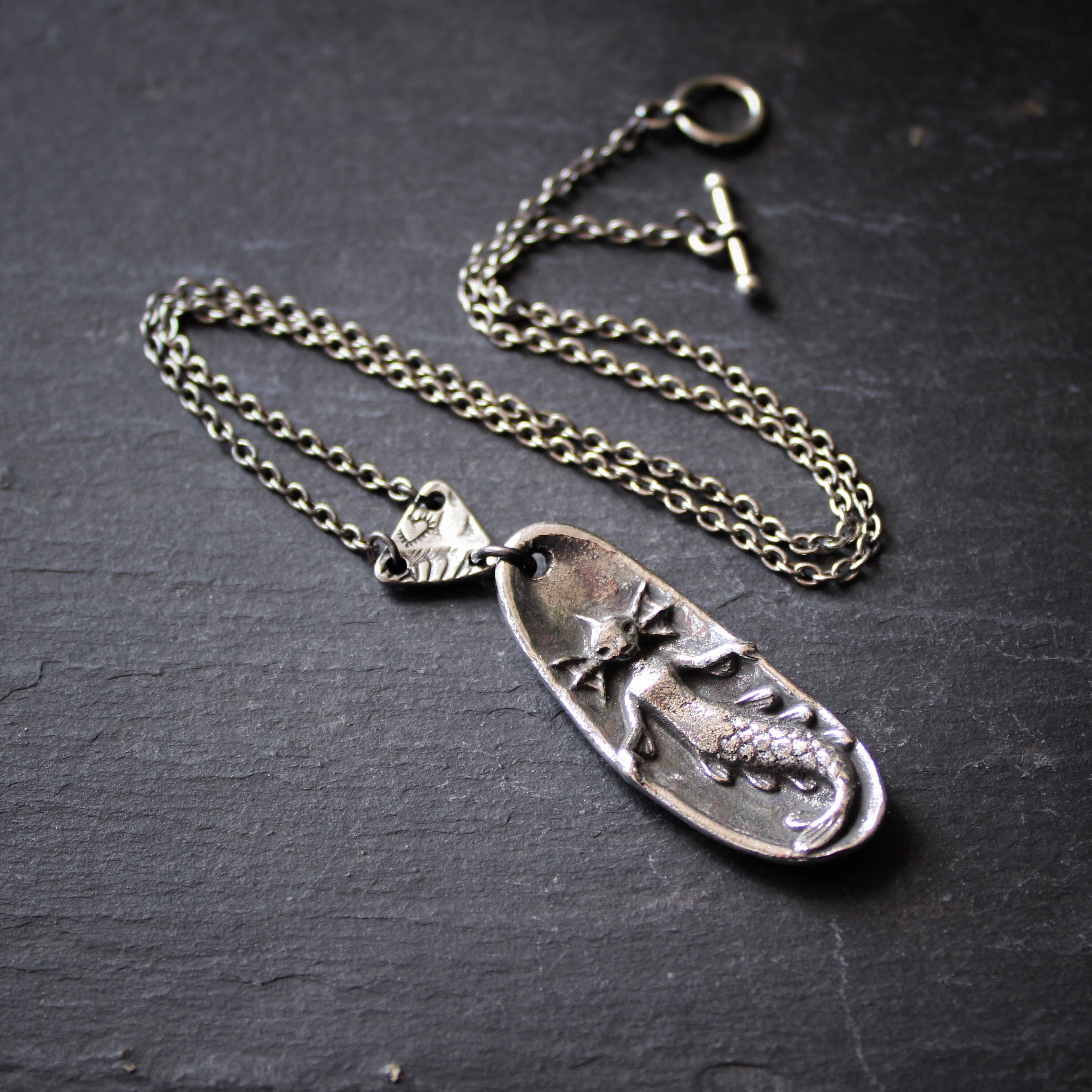 Nixie Pendant Necklace in Pewter. Mermaid Sea Spirit. - Etsy