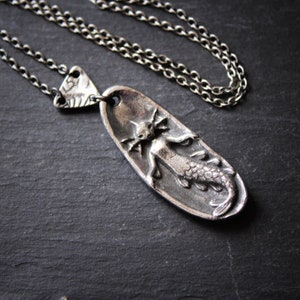Nixie Pendant Necklace in Pewter. Mermaid Sea Spirit. - Etsy