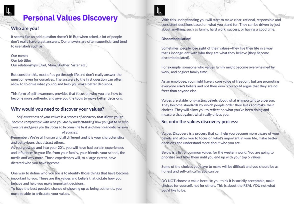 What It Your Why personal Values Discovery Tool - Etsy