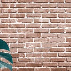 Monstera Brick Leaf Wallpaper | Luxury Modern Wall Decor | Nature 3D ...