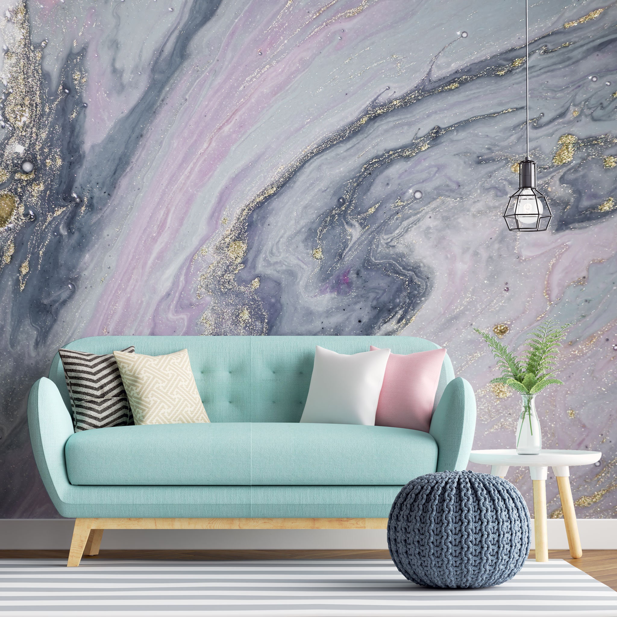 Rose Nebula Marble Texture Wallpaper | Luxury Modern Pink Design ...