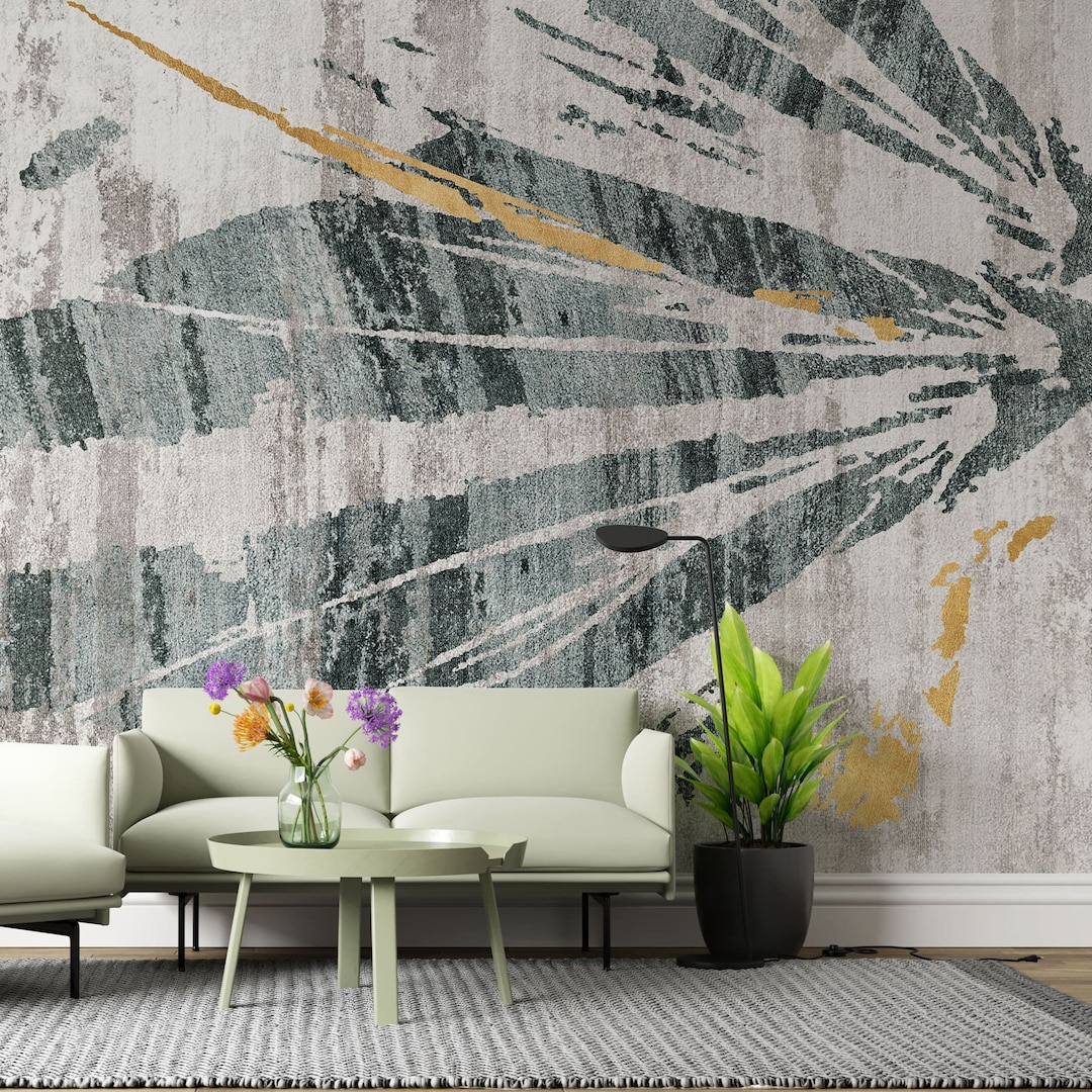 Abstract Indian Tribal Wallpaper | Luxury Modern Wall Decor | Textured ...