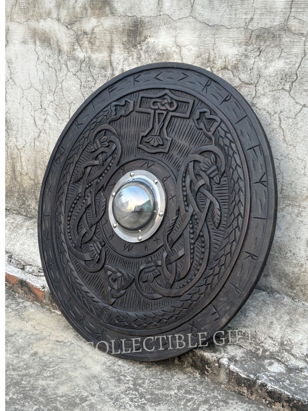 Ancient Egyptian Scarab Shield Authentic Ancient Greek Hoplite Round ...