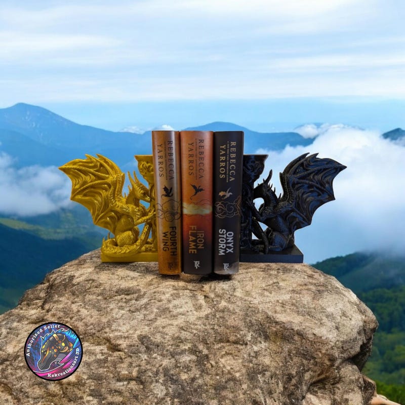 Dragon Bookends - Etsy