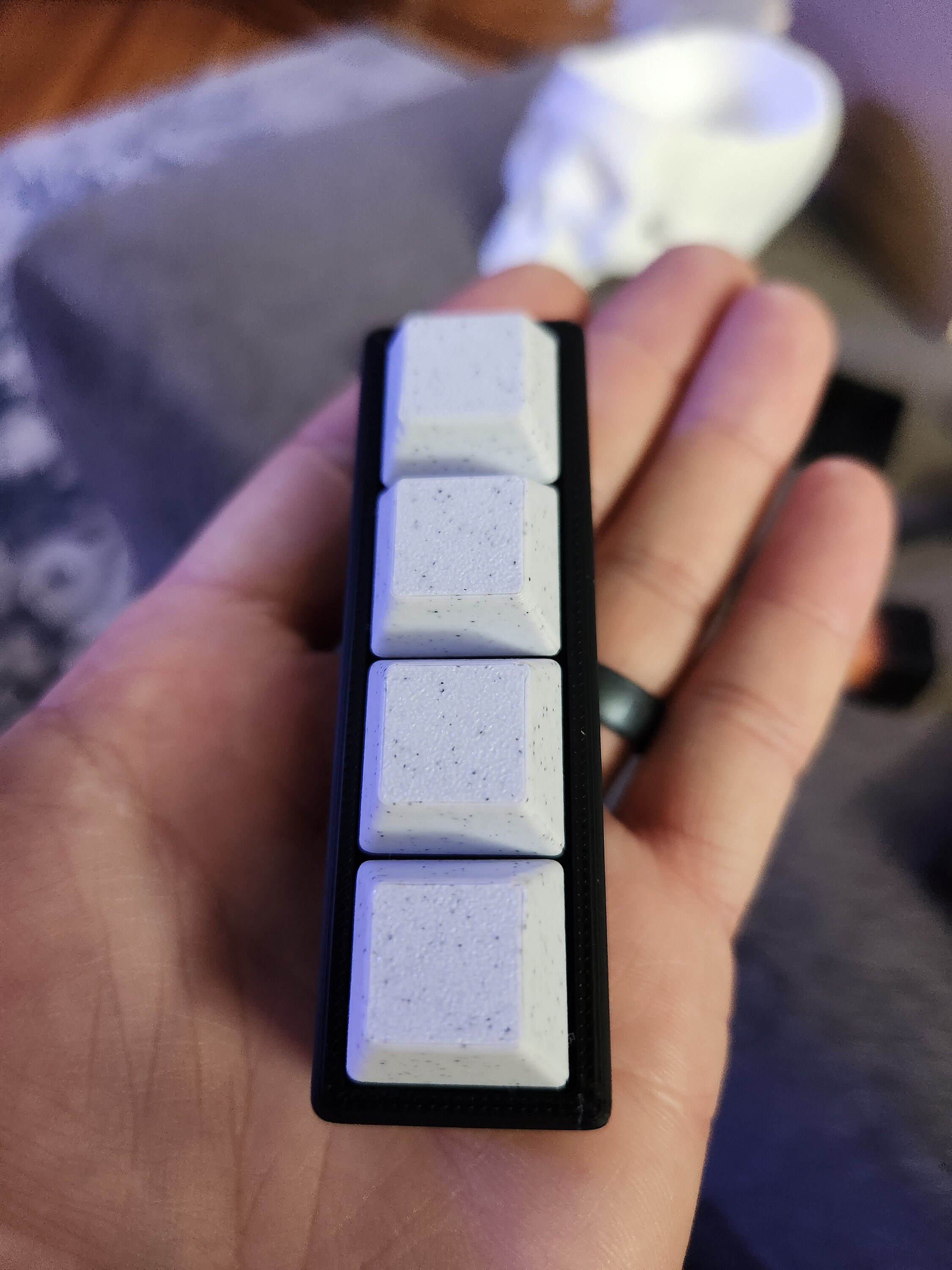 Keycap Fidget Keychain and Sensory Toy With Clicky Keys You Can Feel ...