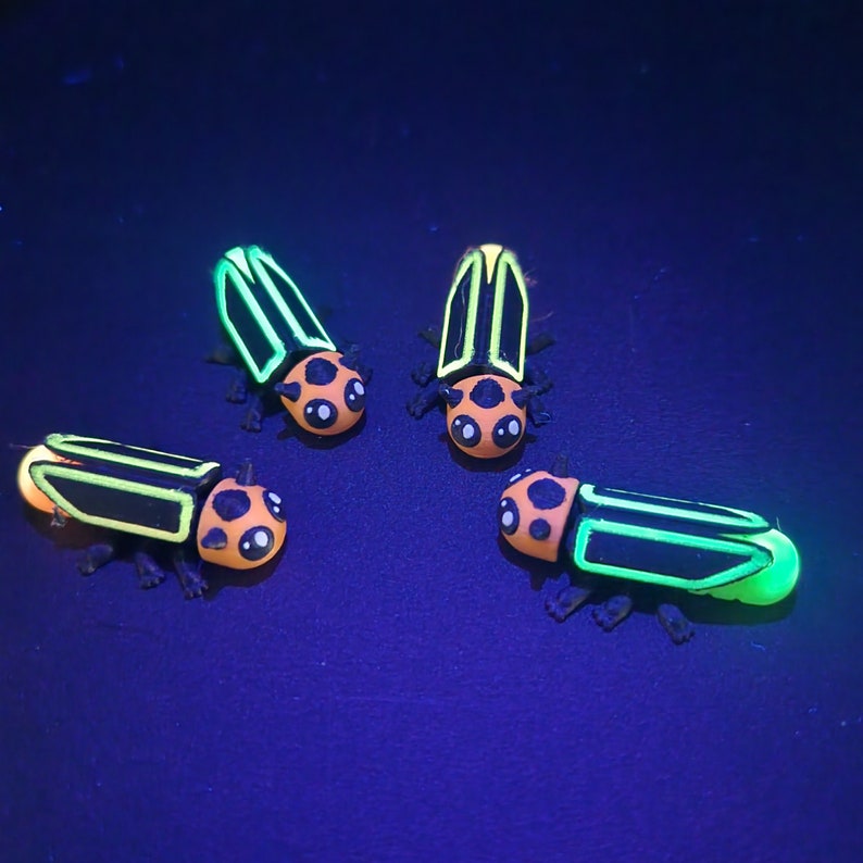 Glow in the Dark Flexi Fireflies Lightning Bugs With Mason Jar - Etsy