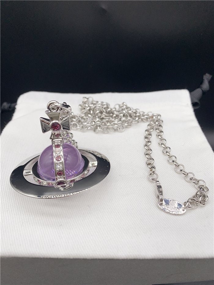 Vivienne Westwood Necklace Nana Orb Lighter Vivienne Etsy Finland