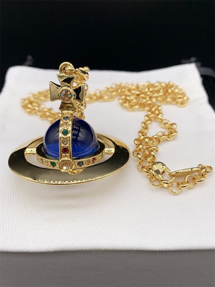 Vivienne Westwood Necklace Nana Orb Lighter Vivienne Etsy Finland