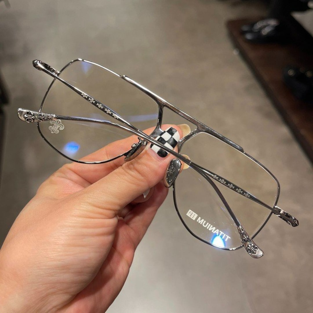 Ultra-light Titanium Alloy Frame Anti-blue Light Anti-myopia, Glasses ...