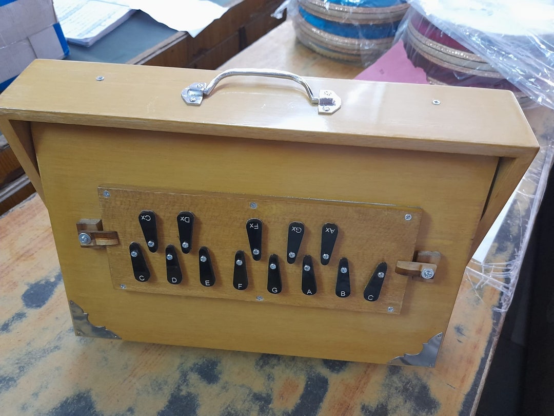 Shruti Box SHREYAS Shruti Box Large 13x12x3 Inches, Sur Peti Surpeti ...