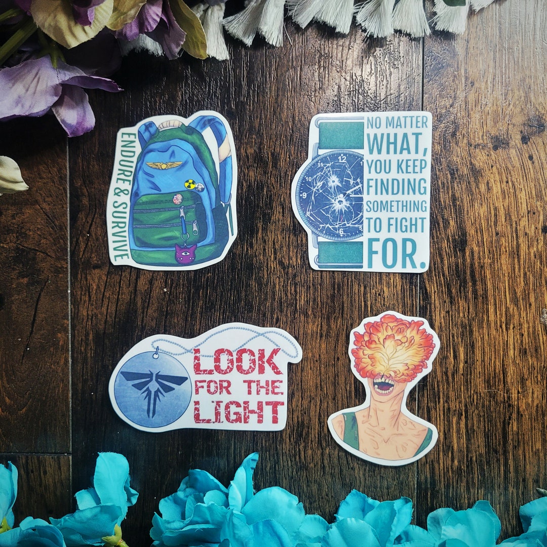 The Last of Us (TLOU) Stickers - Ellie's Backpack, Joel's Watch ...