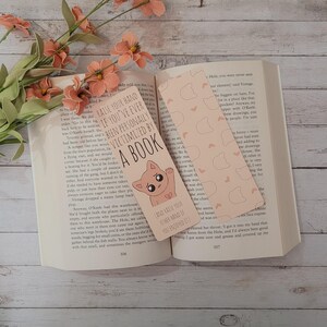 Cute Funny Bookmarks Double Sided Pastel Colors Emotional Damage Reader ...