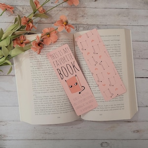 Cute Funny Bookmarks Double Sided Pastel Colors Emotional Damage Reader ...