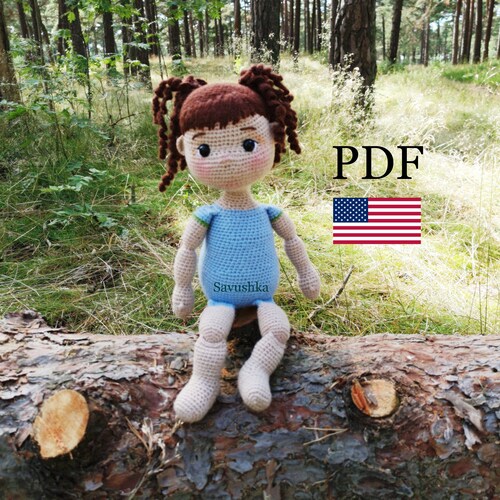 Crochet Doll Tutorial / Amigurumi Doll PATTERN / English and - Etsy